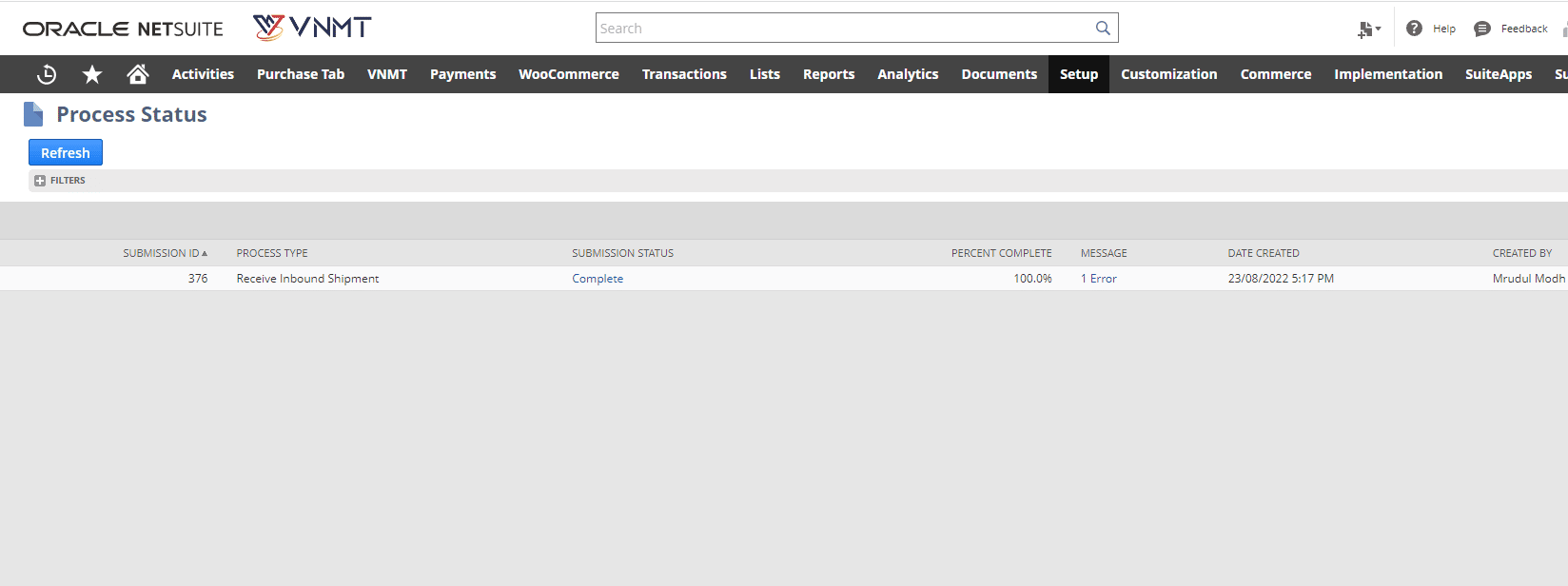 NetSuite Inbound Shipping - An Explainer - VNMT