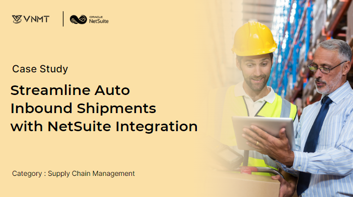 Auto Inbound Shipment to systemize your business - VNMT