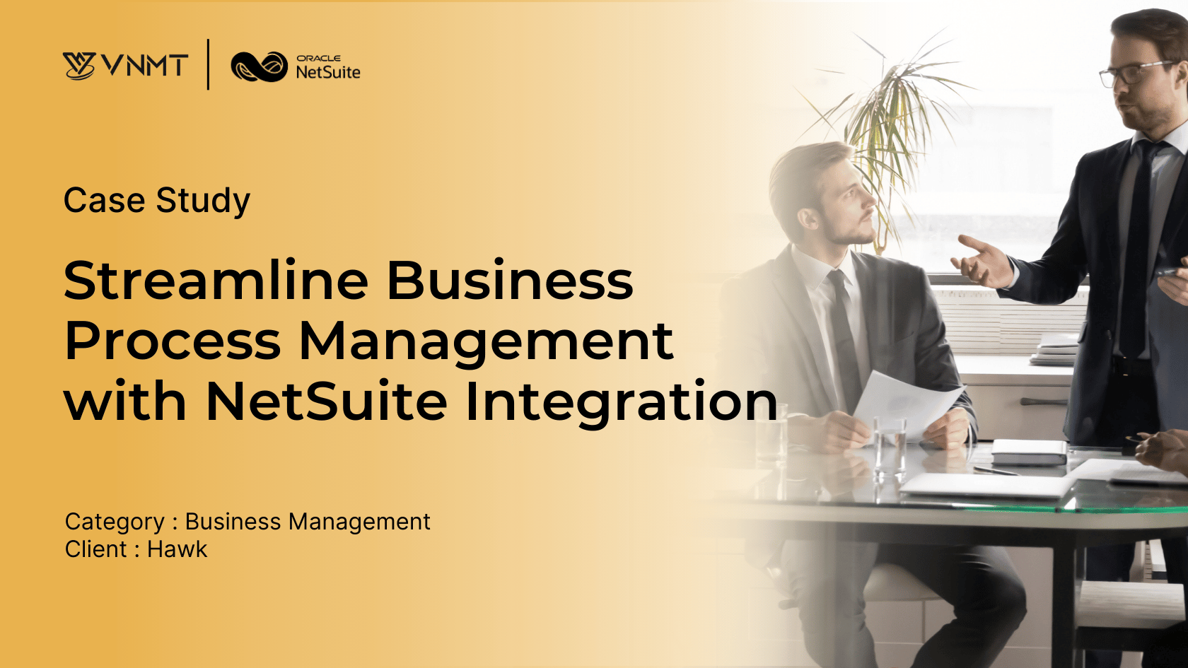 NetSuite Hawk Integration - VNMT